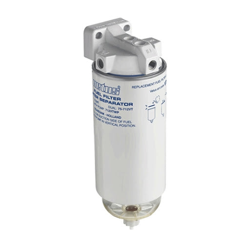 Vetus 712VT - Water separator/fuel filter, single, 10 micron, max ...