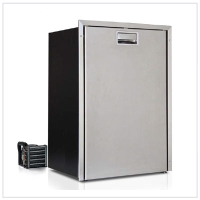 Vitrifrigo Front-Loading Stainless Steel Refrigerator with Freezer Com ...