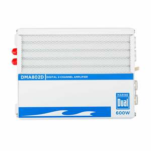 Dual 600 Watt Peak-to-Peak Marine Amplifier - DMA802D – MMarine Online