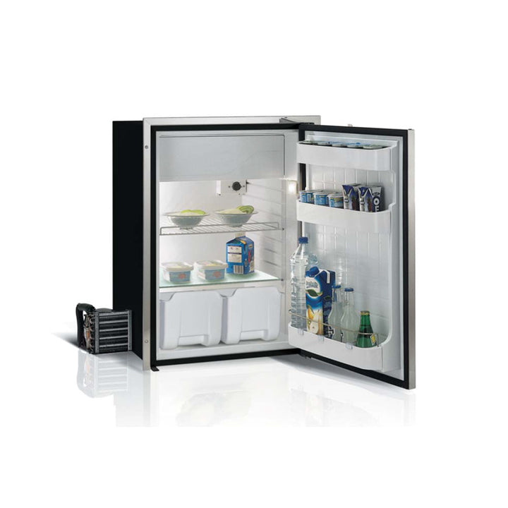 Vitrifrigo Front-Loading Stainless Steel Refrigerator with Freezer Com ...