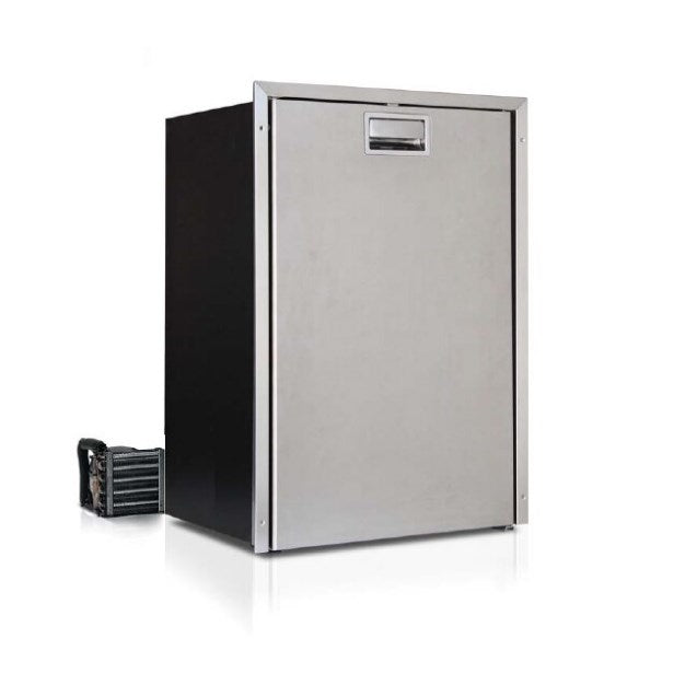 Vitrifrigo Front-Loading Stainless Steel Refrigerator with Freezer Com ...