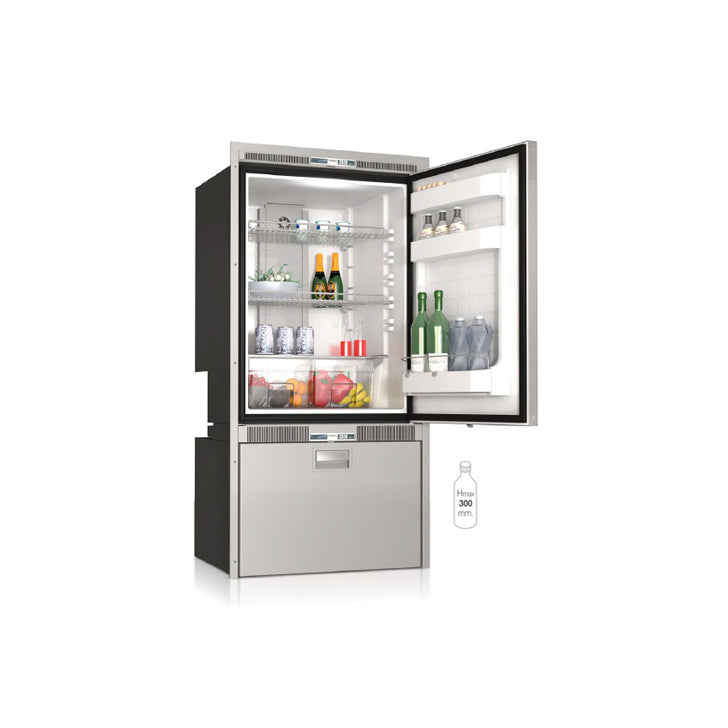 Vitrifrigo Stainless Steel Drawer Refrigerator and Freezer DW250IXN4-E ...