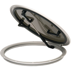 Bomar - NIBO Round Hatch Extruded Aluminum And White, Part No. N1139-1 ...