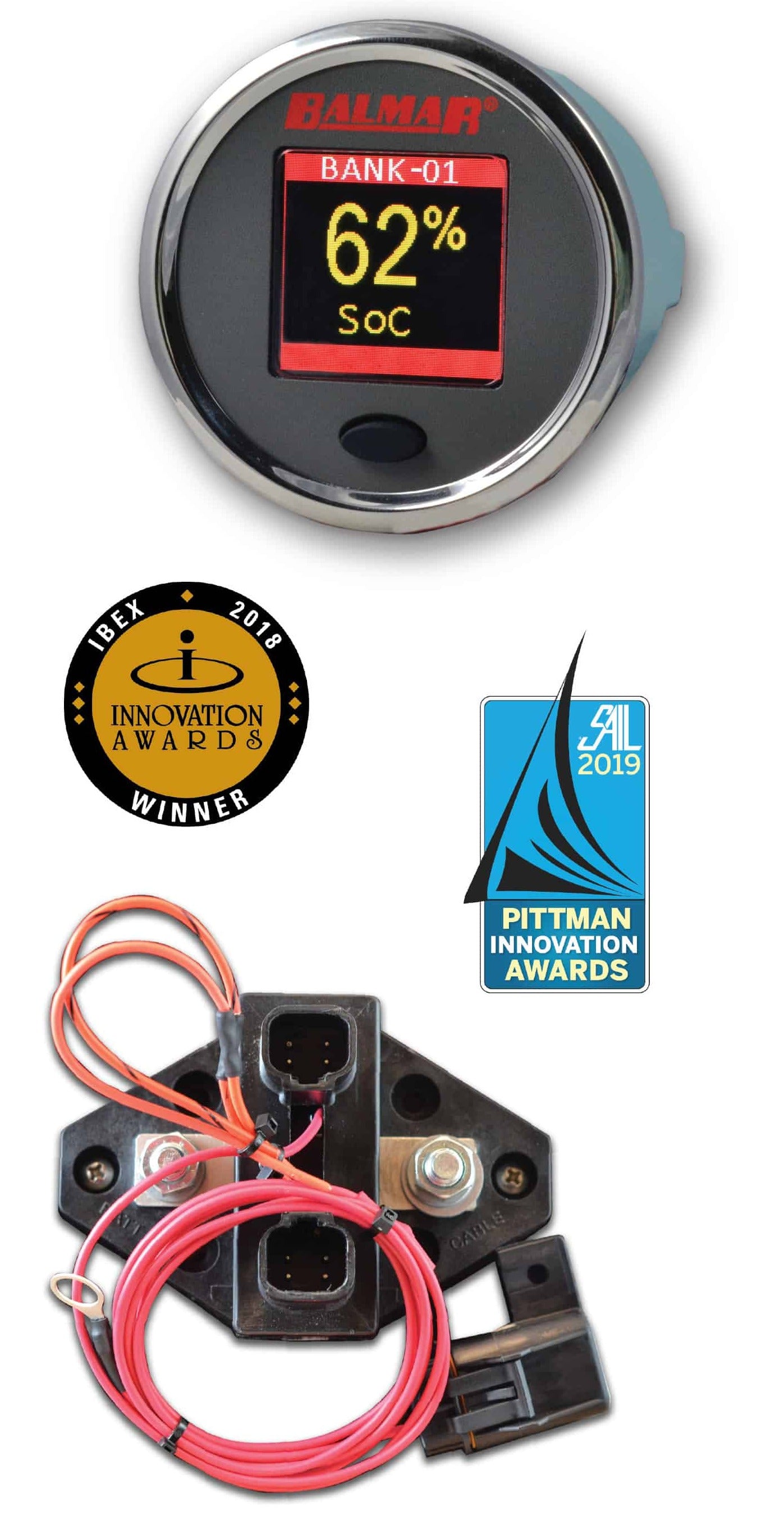 Balmar DC Charging Solutions - SG200 Battery Monitor Kit, 12V-48V ...